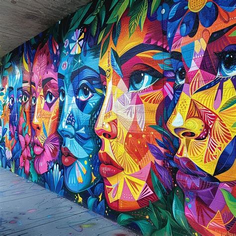 Unity And Support Mural Premium Ai Generated Image