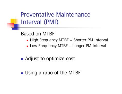 Preventive Maintenance Presentationpdf