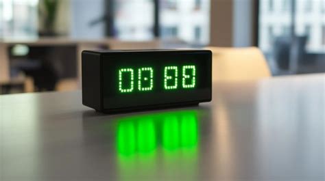 Free Green Led Clock Image Download At Stockcake