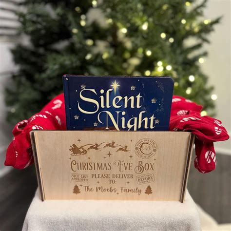 Christmas Eve Box Crate Completely Disassemblable Etsy