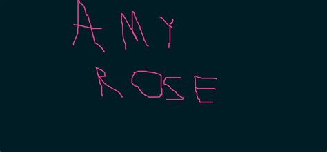 Amy Rose Logo By Chikinan On Deviantart