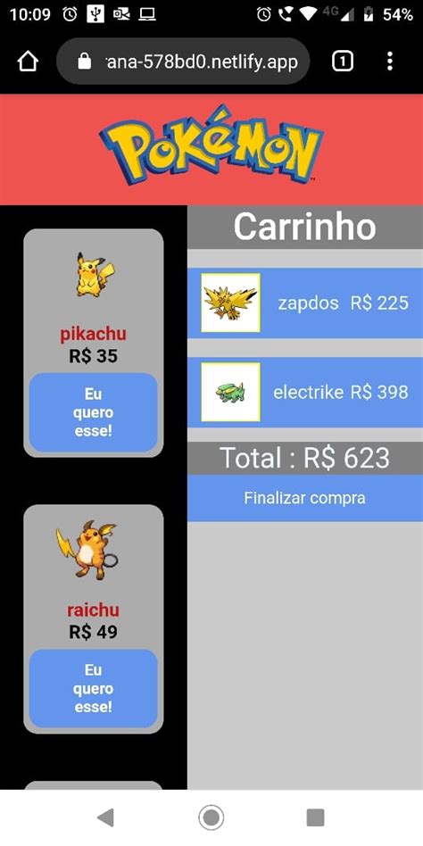 GitHub abreubeto pokemon gama Projeto Loja de Pokémon