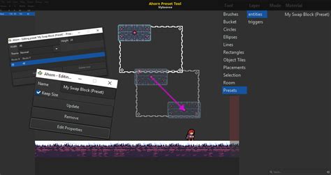 ahorn preset tool modding tool for celeste celeste modding tools