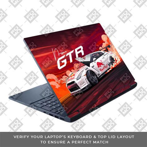 Nissan Gtr Red Bull Drift Fury Hp Victus 3d Laptop Skin
