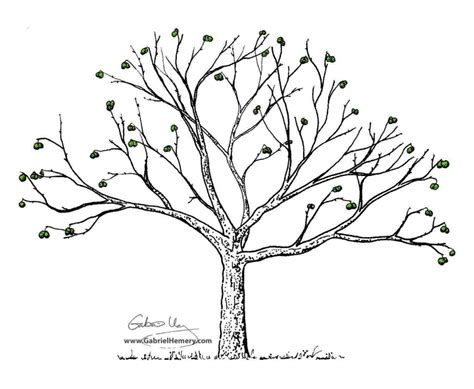 Simple Tree Sketch At PaintingValley Com Explore Collection Of Simple Tree Sketch