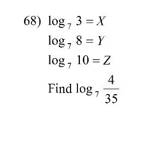 Solved Use The Properties Of Logarithms And The Logarithms Chegg