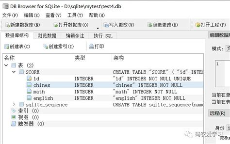 玩转sqlite3：sqlite图形软件基本操作 技术阅读 半导体技术