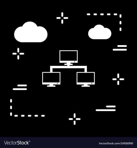 Internet Server Icon Royalty Free Vector Image