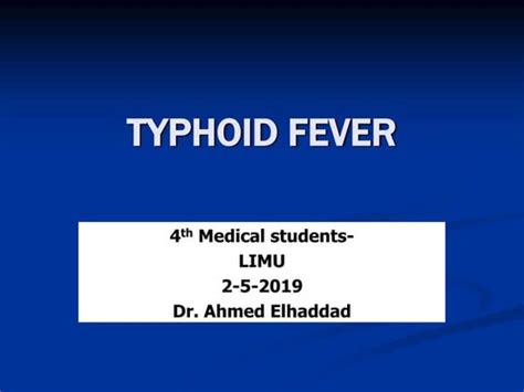 Typhoid Pptx