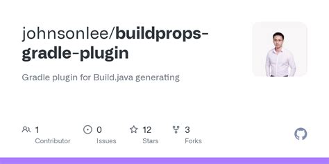 Github Johnsonleebuildprops Gradle Plugin Gradle Plugin For Build
