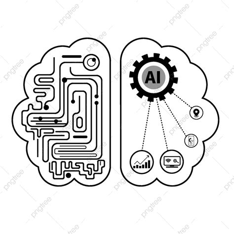 Full Sense Of Science And Technology Brain Vector Brain Drawing Rain Drawing Science Drawing