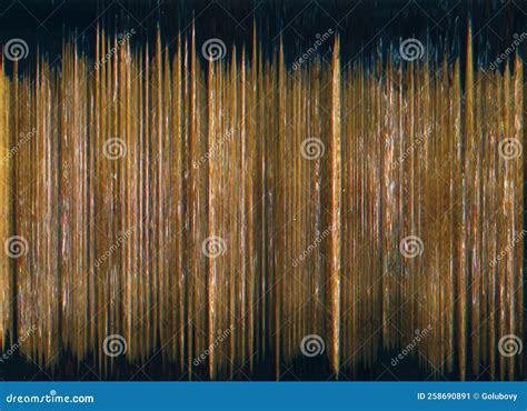 Glitch Texture Analog Noise Orange Artifacts Dark Stock Image Image