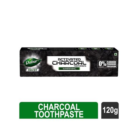 Dabur Activated Charcoal Whitening Toothpaste Price Buy Online At