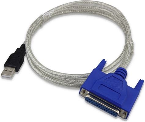 Aogo Usb 2 0 25 Pin Db25 Female Parallel Port Cable Ieee 1284 12mbps