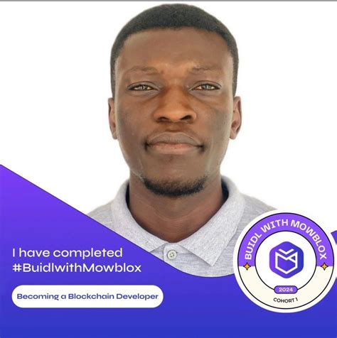 Emmanuel Darko on LinkedIn: #buidlwithmowblox #mowblox #blockchain #web3