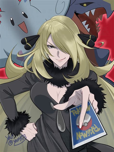 Cynthia Garchomp And Togekiss Pokemon And More Drawn By Yao Evep Danbooru