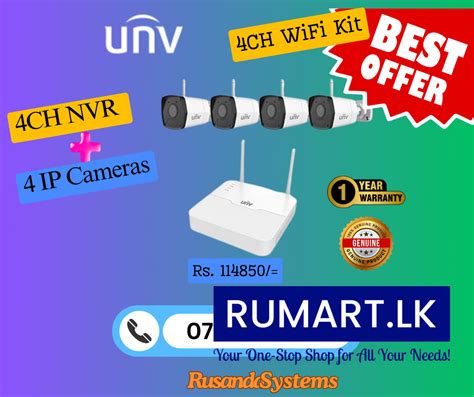 Uniview KIT NVR LS W Wireless NVR System With IP Cameras MP RumArt Lk IT