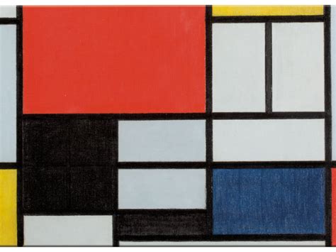 Placemat Compositie Met Groot Rood Vlak Piet Mondriaan Kopen Bekking Blitz