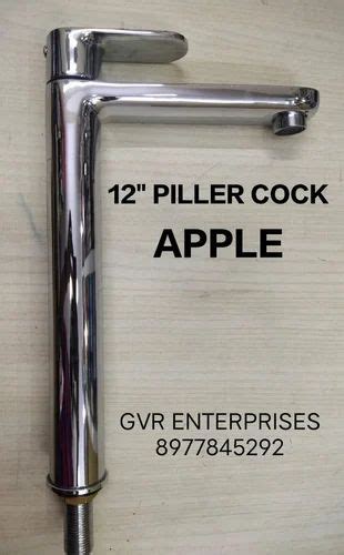Silver 12inch Brass Pillar Cock For Bathroom Fitting At Rs 1400piece