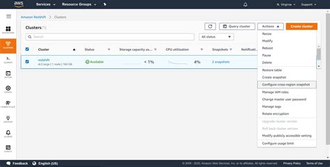 Managing Snapshots In Aws Redshift Clusters