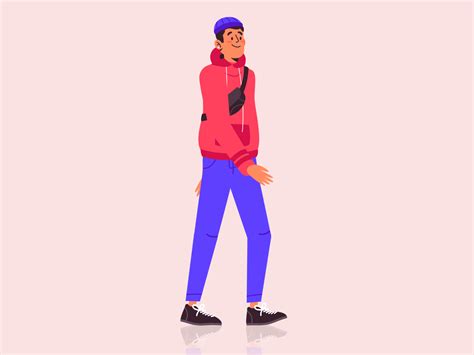 2d walk cycle animation After Effects - Gif animation by Mograph Workflow on Dribbble