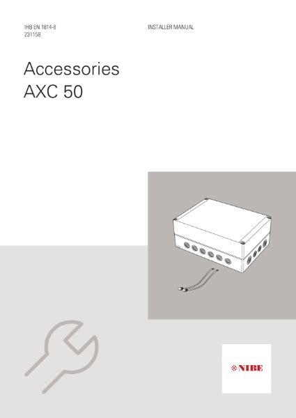 Nibe Axc 50 Installer Handbook Nbs Source