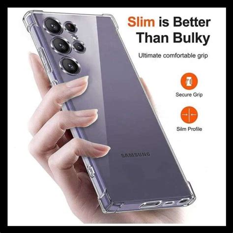 Promo Samsung Galaxy S24 Ultra 5g Crystal Crack Case Soft Casing Clear Cover Clear Sam S24