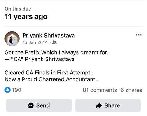 Priyank Shrivastava On Linkedin Today I Celebrate 11 Years Since I Achieved One Of The Biggest