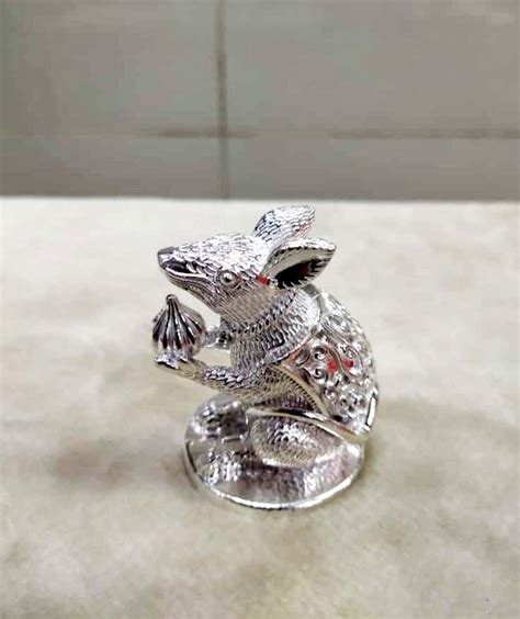 Ganeshji Mooshak Mouse Idol For Puja And Ting Lord Etsy