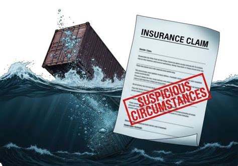 Ship Sinking In Rough Seas Insurance Claim Form Marked Suspicious