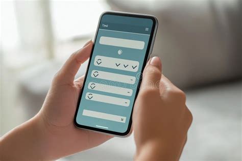 Modern Mobile App Interface Stock Illustration Illustration Of Interaction Userfriendly