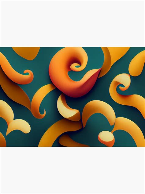 Patterns And Curves Created By Artificial Intelligence Sticker For