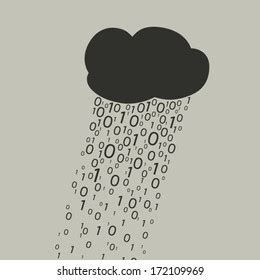 Cloud Binary Code Images Stock Photos Vectors Shutterstock