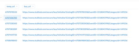 how to make a column values as link with another column s value