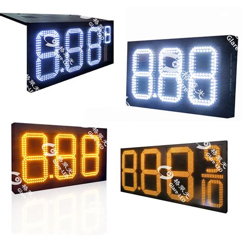 Petrol Station 7 Segment Display Led Gas Sign With Auto Dimming And High Brightness Petrol Station 7 Segment Display Led Gas Sign With Auto Dimming And High Brightness