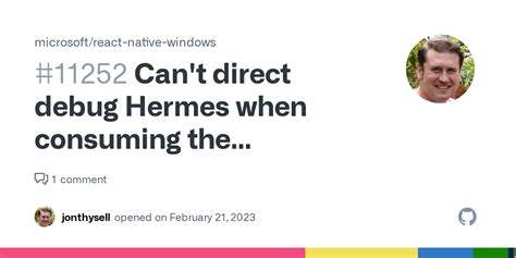 Cant Direct Debug Hermes When Consuming The Microsoftreactnative Nuget Packages · Issue 11252
