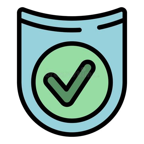 Shield Showing Green Tick Mark Icon Representing Security And Safety