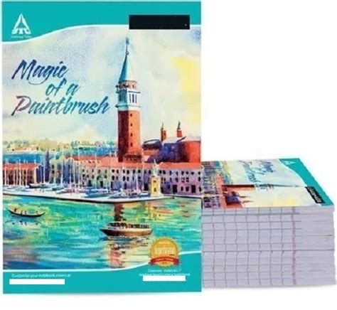 Strong Binded Rectangular Light Weight Clear Paper A4 Size Notebook For Writing Yes At Best