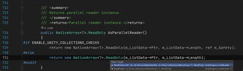It Seems Like There Is A Bug In Nativelist Asparallelreader Unity Engine Unity Discussions