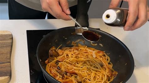 나폴리탄 스파게티 토마토 소스 대신 케쳡