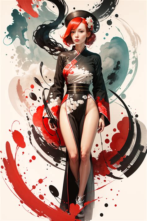 Download Ai Generated Woman Redhead Royalty Free Stock Illustration