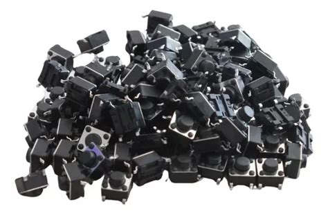 100 push button micro switch smd interruptor 4pines arduino mercadolibre