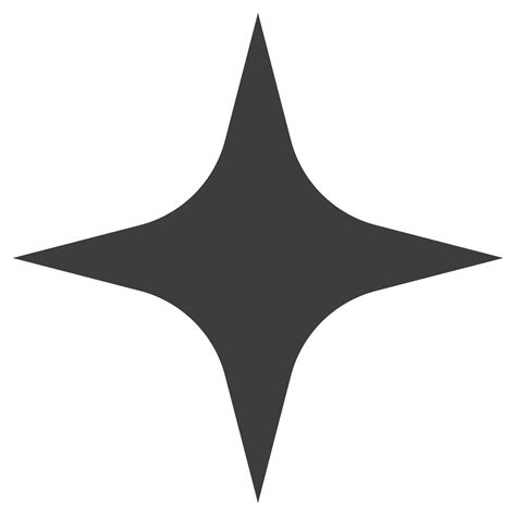 Star And Twinkle Icon Black Starburst Design And Sparkle Symbol Png