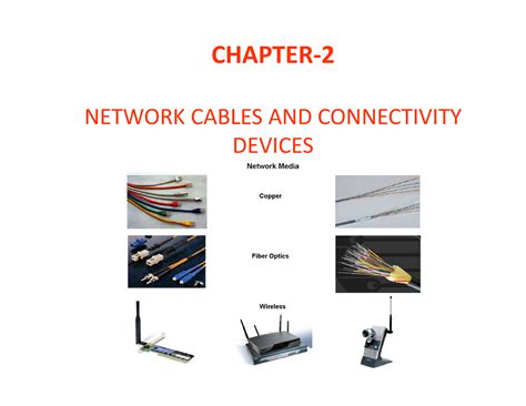 Network Cabling Different Type Of Cables Twisted Pair Coaxial Cables Fiber Optics CHAPTER