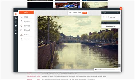 html editor wysiwyg visual designer javascript library software