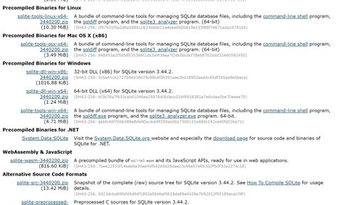 sqliteのインストール手順 it入門書籍 スッキリシリーズ