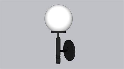 CB2 Culley Armed Sconce | 3D Warehouse