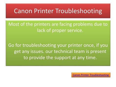 PPT Canon Printer Troubleshooting PowerPoint Presentation Free Download ID 7675028