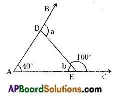 The Triangle And Its Properties Class Extra Questions With Answers AP Board Solutions