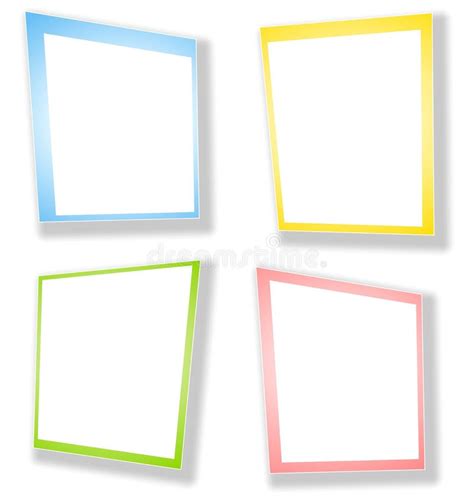 Abstract Rectangle Frames Borders Stock Illustration Illustration Of Unique Artsy 4026113